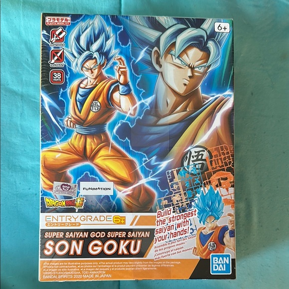 Funimation | Toys | Dragon Ball Super Saiyan God Son Goku Action Figure ...